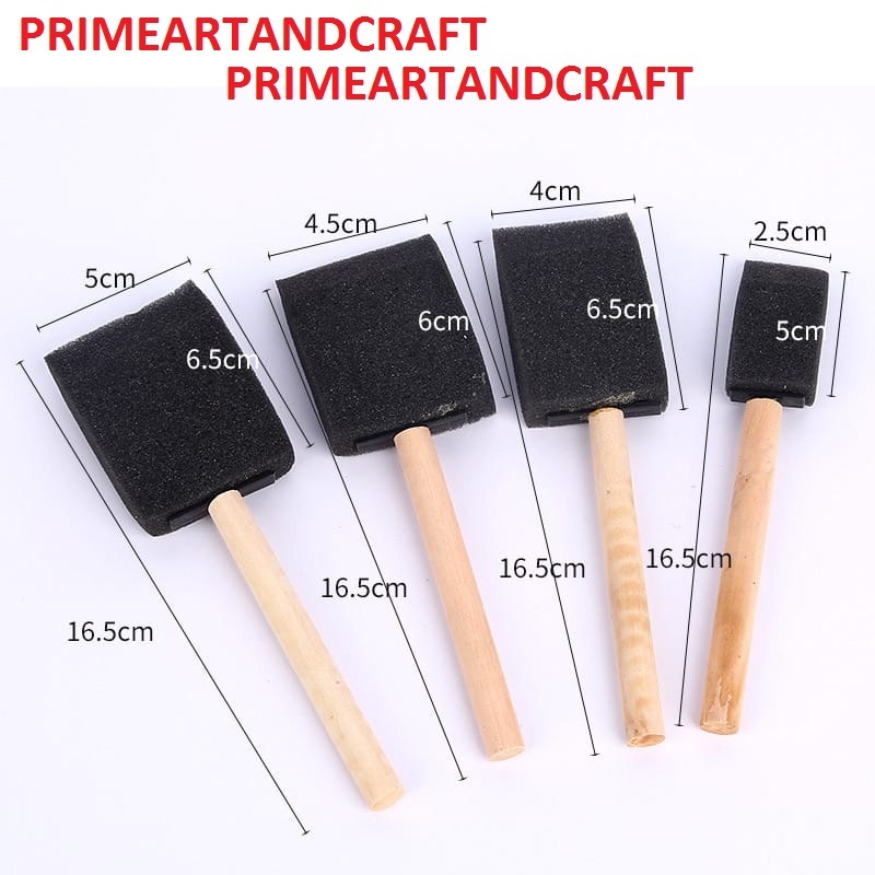 Jual Kuas Busa KOTAK / Foam /Spons/ Sponge / Decoupage Flat / Square ...