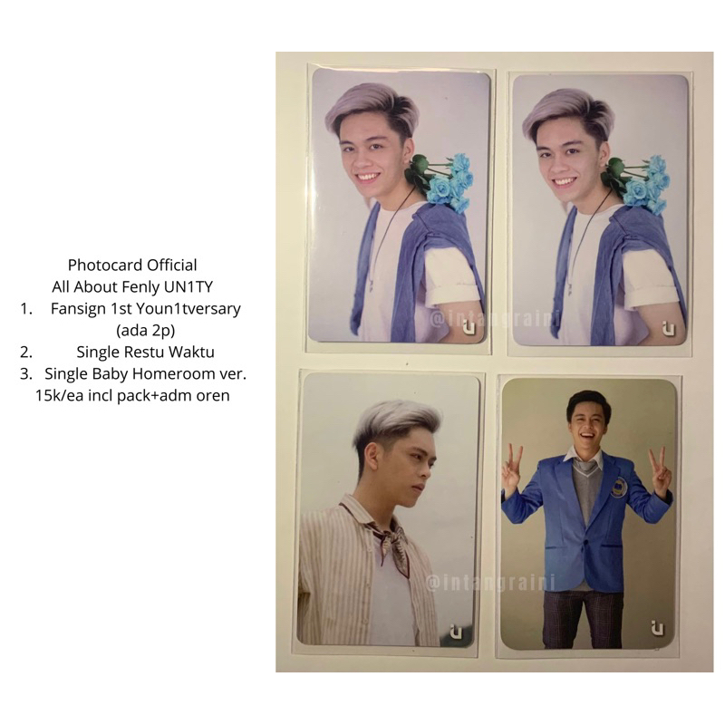 Jual Photocard Fenly UN1TY Official | Shopee Indonesia