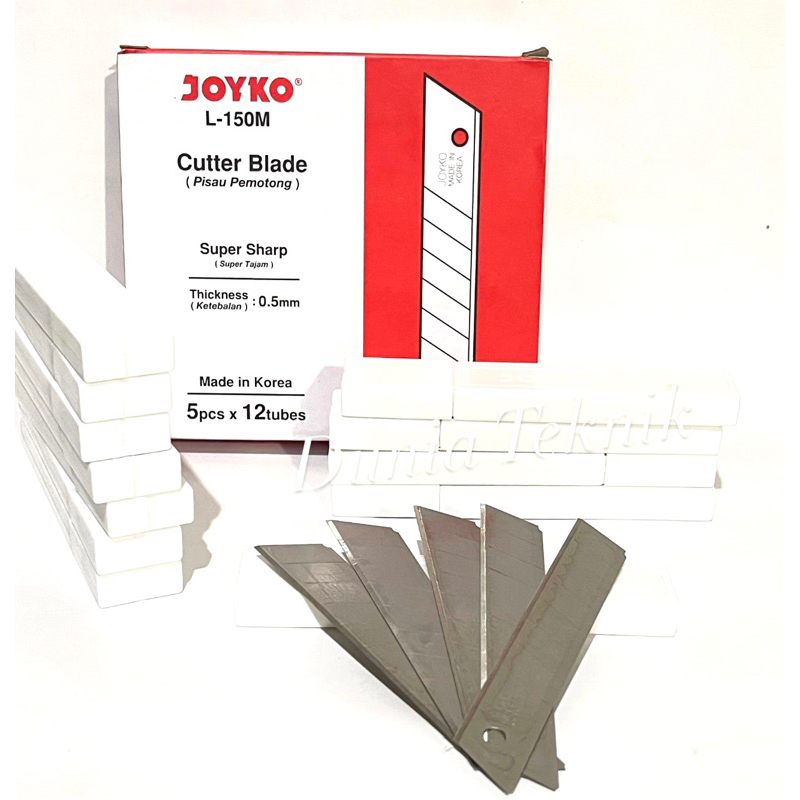 Jual Isi Cutter Joyko L-150M Besar 1 Tube 5 Pcs / Joyko Isi Cutter ...