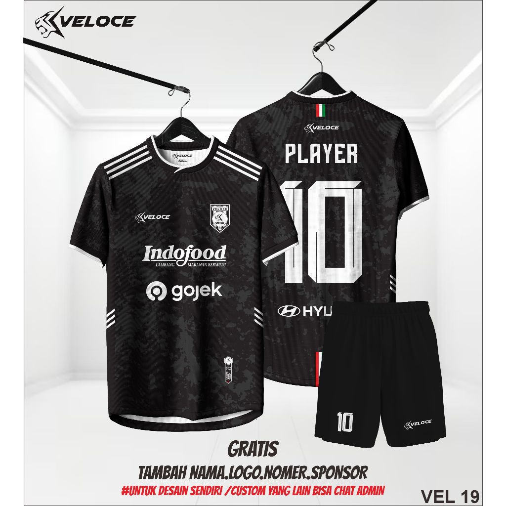 Jual JERSEY FUTSAL CUSTOM NAMA + NOMOR FULL PRINTING BERMOTIF WARNA ...