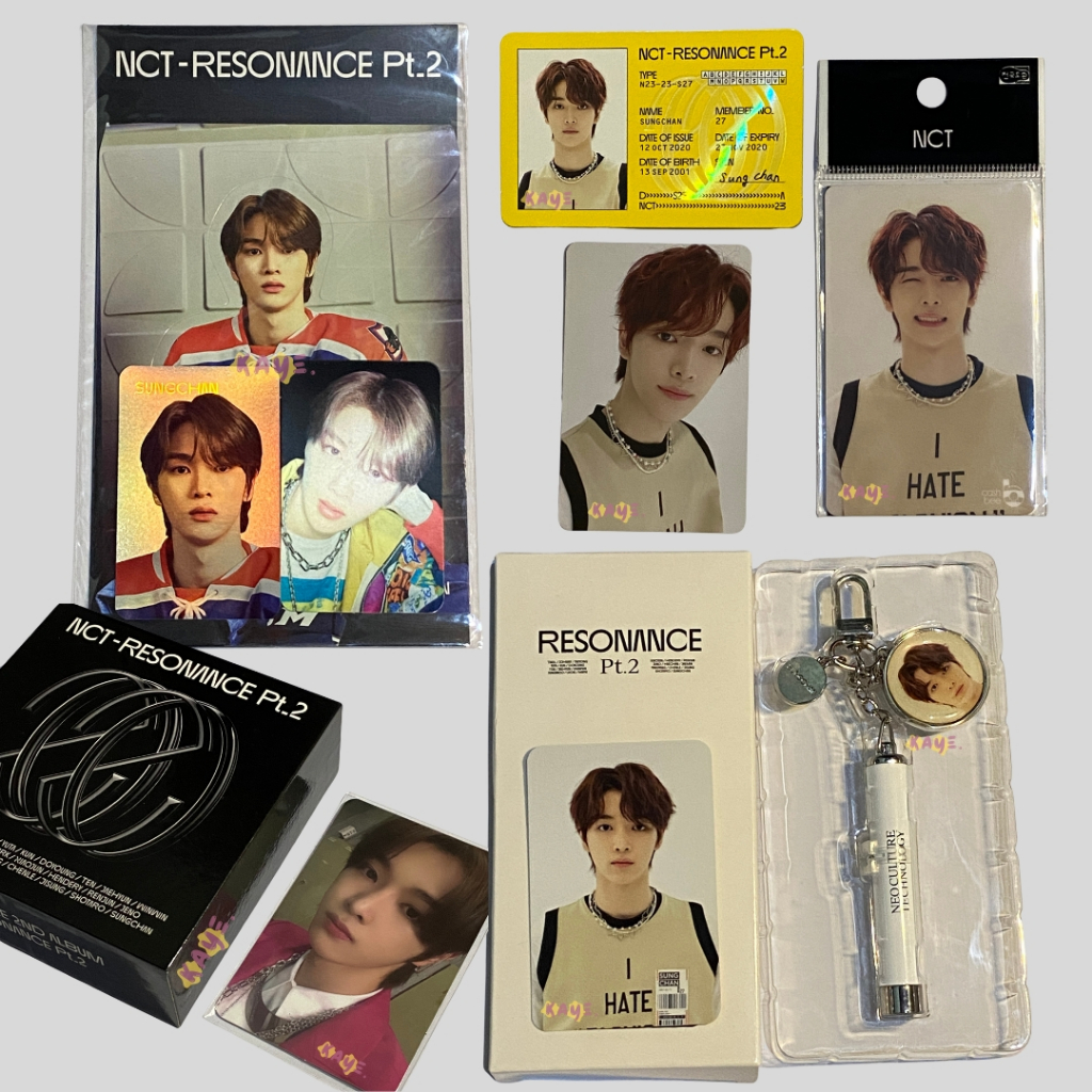 Jual PHOTOCARD SUNGCHAN NCT OFFICIAL MERCH CASHBEE KIHNO LENTICULAR ...