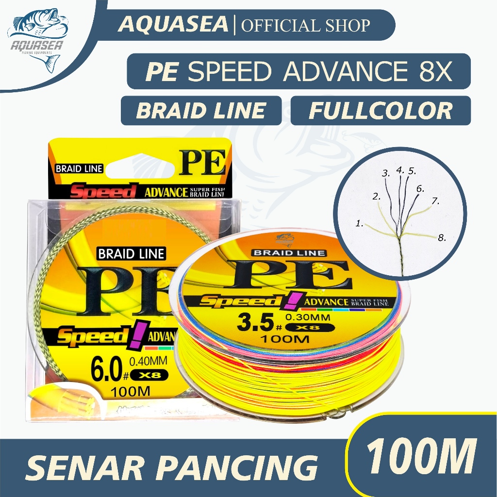 Jual AQUASEA Tali Pancing Super Braided Line ZKK Japan PE Super strong ...