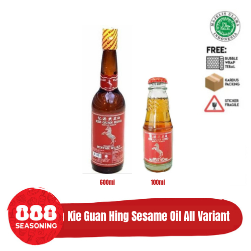 Jual Kie Guan Hing Sesame Oil Minyak Wijen Halal MUI 100ml 600ml | Shopee Indonesia