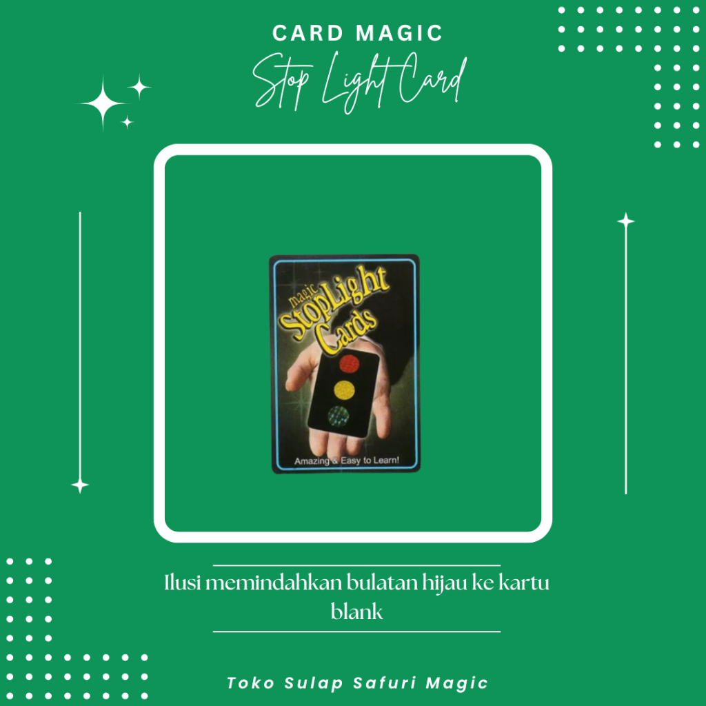 Jual Alat Sulap Stop Light Card - Sulap Kartu - Trik Kartu - Card Magic ...