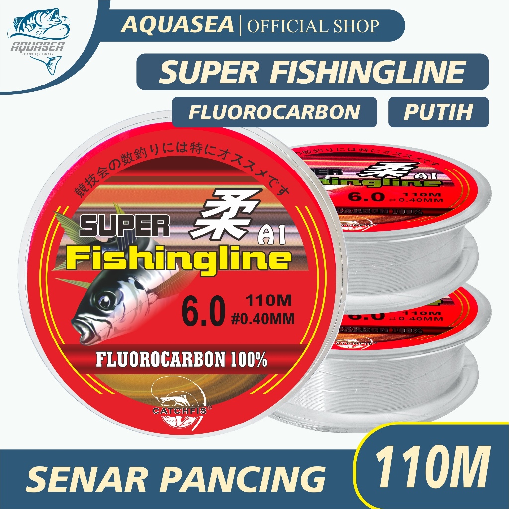 Jual AQUASEA - Senar Pancing 110m Senar Pancing Kuat Bahan Nilon ...