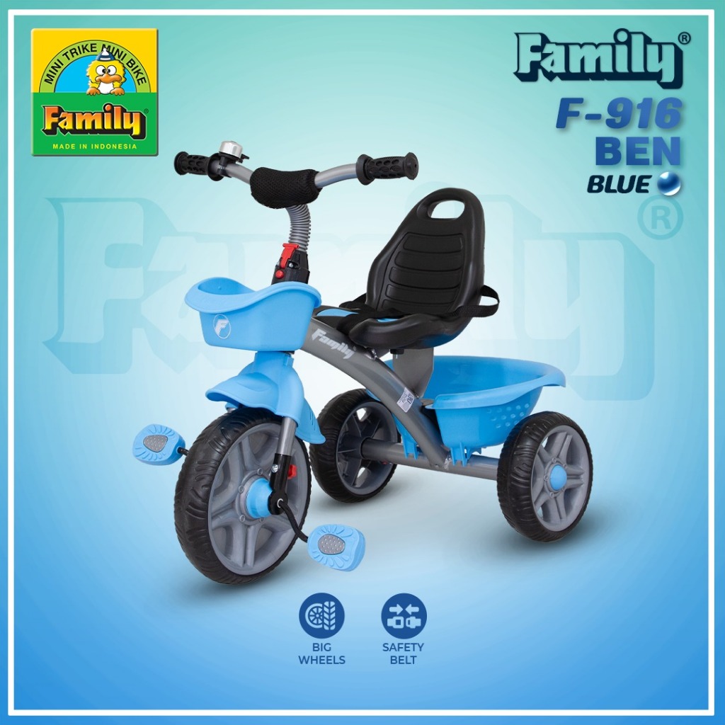 Jual Family Sepeda Roda Tiga Anak Sepeda Roda 3 Bayi Tricycle Anak ...