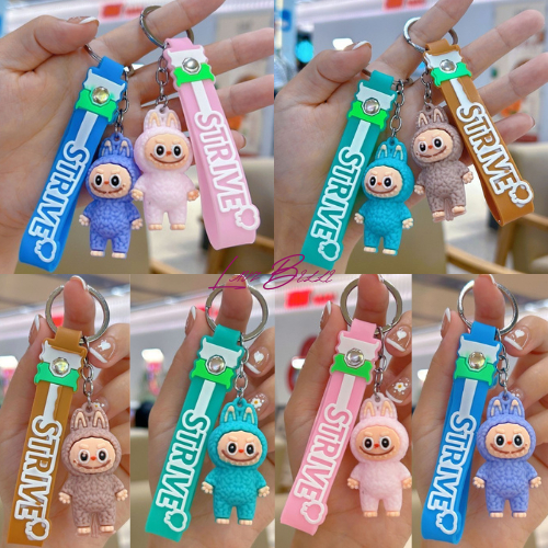 Jual LAVIBELLE - Mini Labubu Keychain Gantungan Kunci Tas Labubu Lisa ...