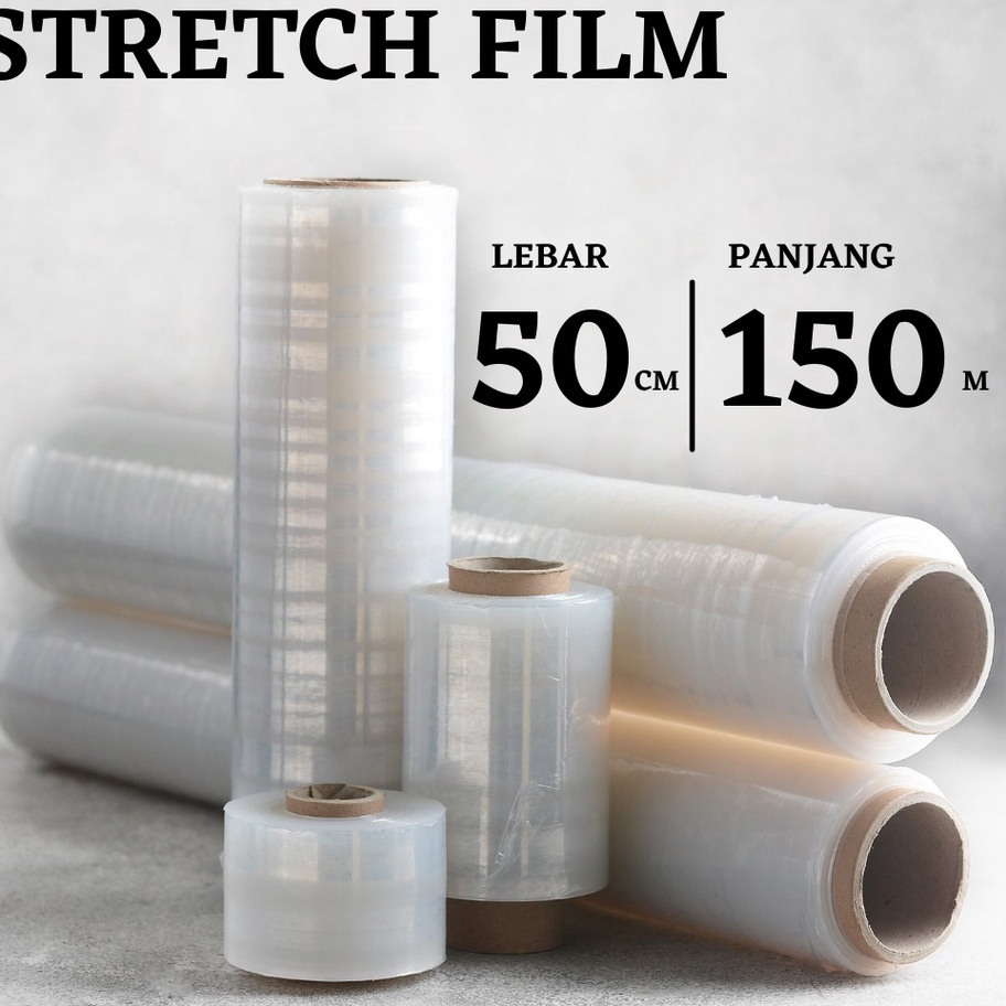 Jual HARGA TERBAIK PLASTIK WRAP WRAPPING STRETCH FILM BENING 5X15 ...