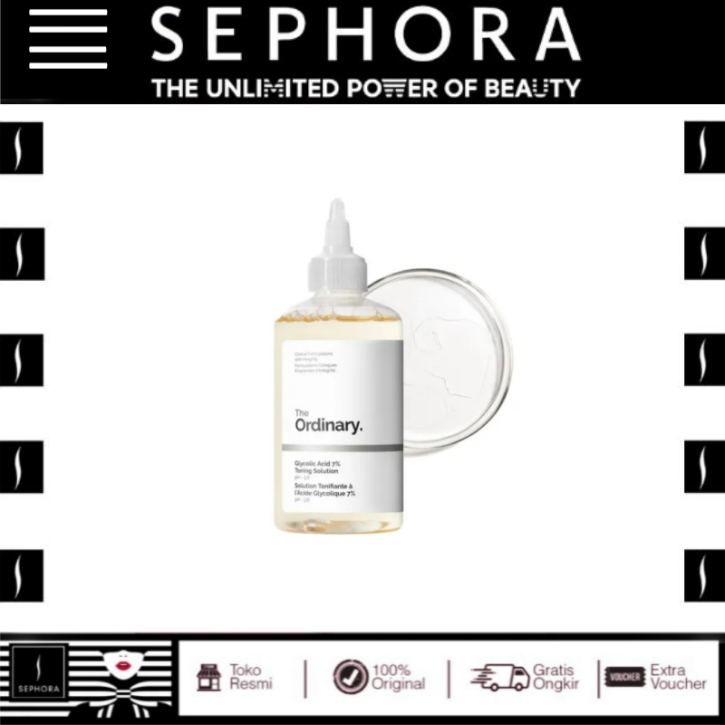 Jual 100% Original The Ordinary Glycolic Acid 7% Toning Solution 240ml ...