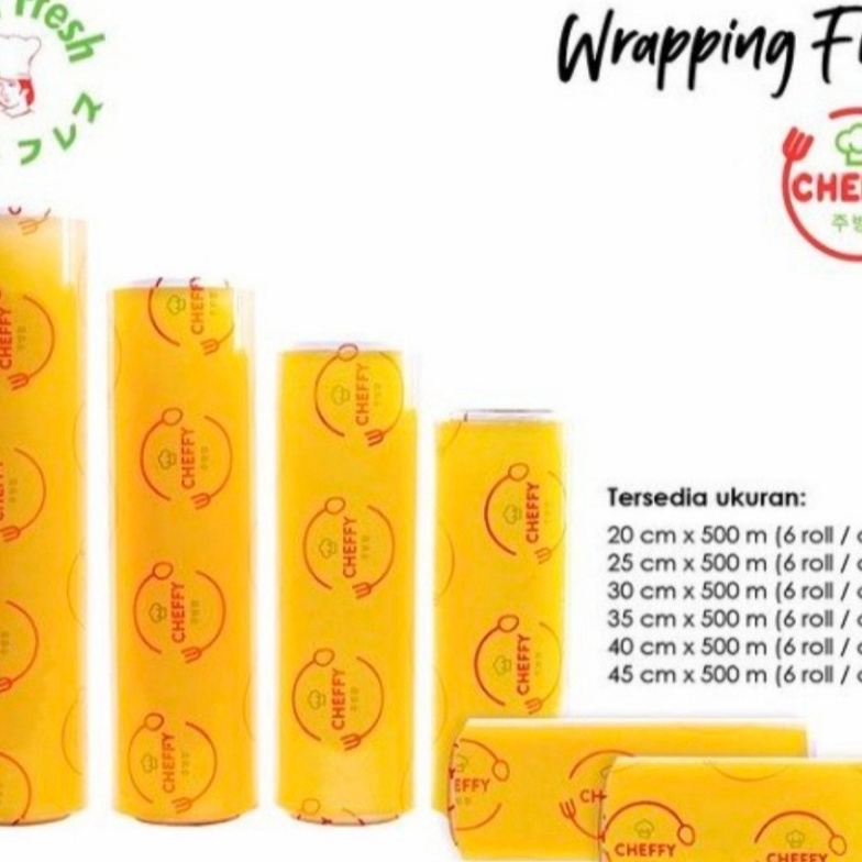 Jual HARGA TERBAIK CHEFFY WRAPPING ROLL 4 cm x 5 meter PLASTIK KEMASAN ...
