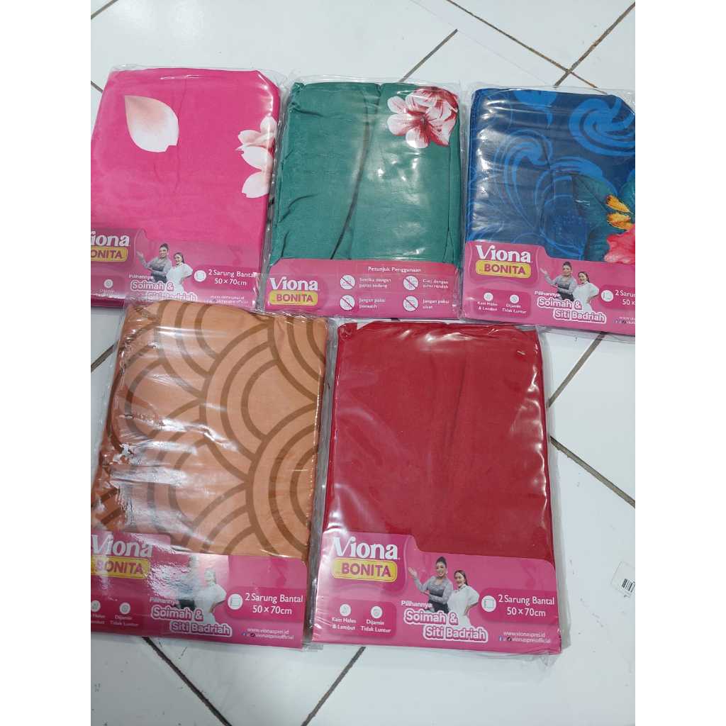 Jual (HARGA ASLI) SARUNG BANTAL GULING BONITA VIONA DAPAT 2PCS | Shopee ...