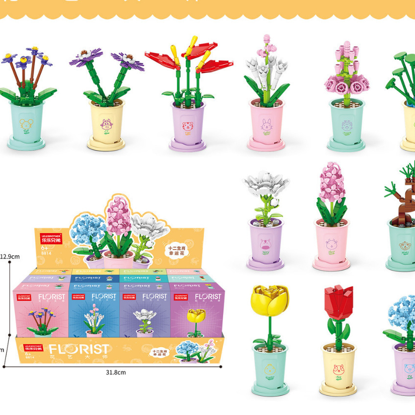 Jual BUILDING BLOCK TOYS / BRICK MOTIF TANAMAN TUMBUHAN POT BUNGA ...