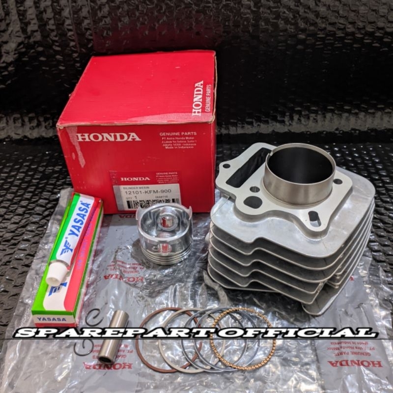 Jual Blok Seher Komplit+Lem Paking KFM Honda Motor Supra Fit New/Supra Fit Lama/Legenda/Revo ...