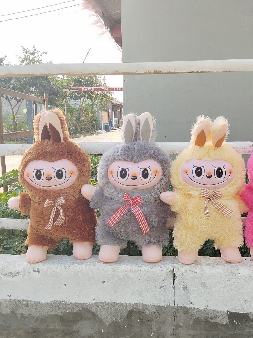 Jual boneka Labubu viral ukuran 45 cm lucu dan imut | Shopee Indonesia