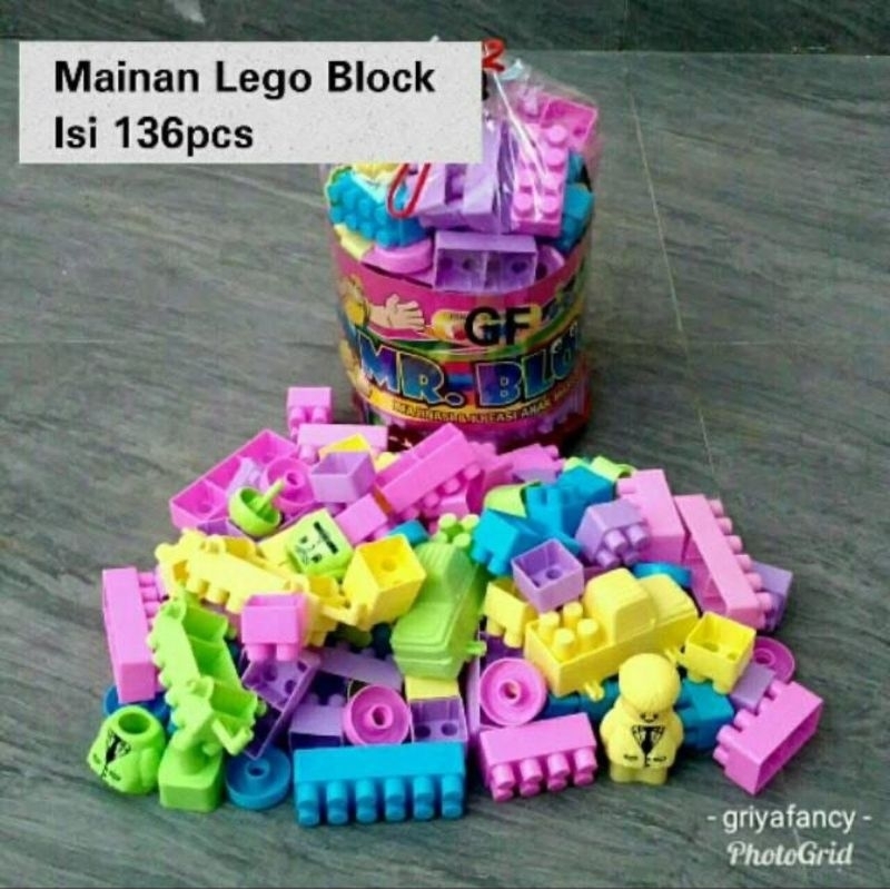 Jual CNA mainan Lego Block Susun 136 pcs / Mainan Lego Balok Susun ...