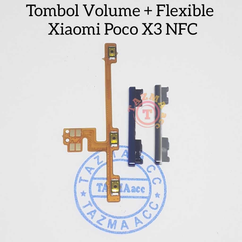 Jual Tombol Luar Volume + Flexible On Off Volume Xiaomi Poco X3 NFC Fullset Luar Dalam | Shopee ...