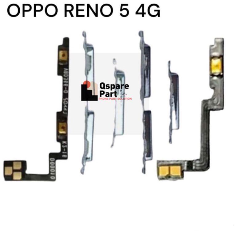 Jual TOMBOL FLEXIBEL ON OFF VOLUME UNTUK OPPO RENO 5 4G Satu Set | Shopee Indonesia