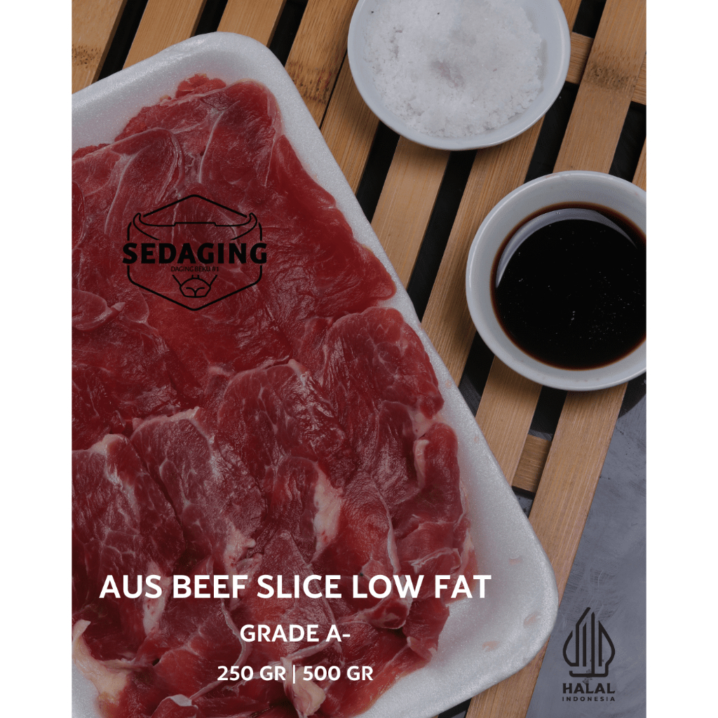 Jual Daging Slice Sapi / AUS Beef Slice Low Fat Grade A- Halal / Daging ...