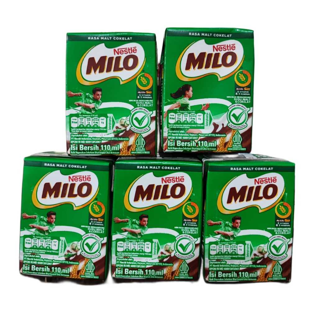 Jual MILO UHT KOTAK 110 ml X 5 KTK | Shopee Indonesia
