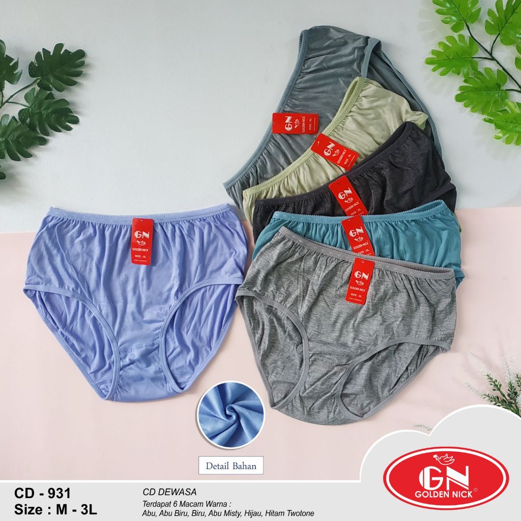 Jual Golden Nick- ISI 3 & ISI 6 Celana Dalam Best Seller CD 931 Golden ...