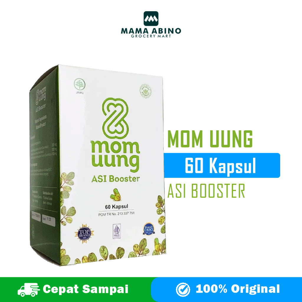 Jual Asi Booster Mom Uung 60 Kapsul Pelancar Asi Ekstrak Daun Kelor Ikan Gabus Daun Katuk ...