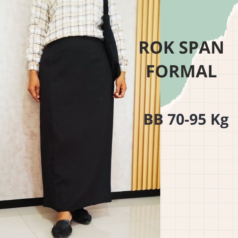 Jual ROK SPAN HITAM FORMAL SUPER JUMBO MUAT 100 KG | Shopee Indonesia