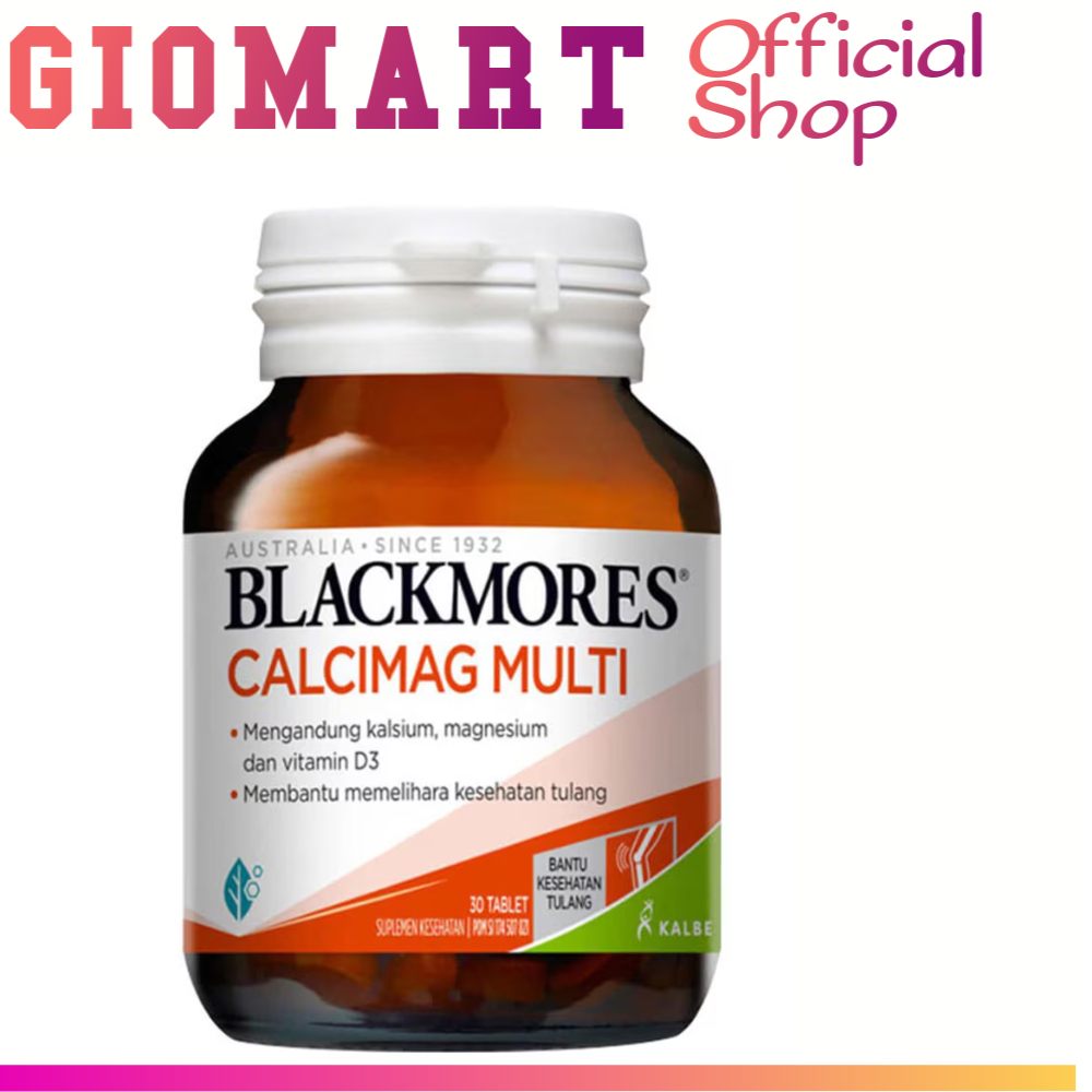 Jual Blackmores Calcimag Multi Suplemen Kesehatan Tulang 30 Tablet ...