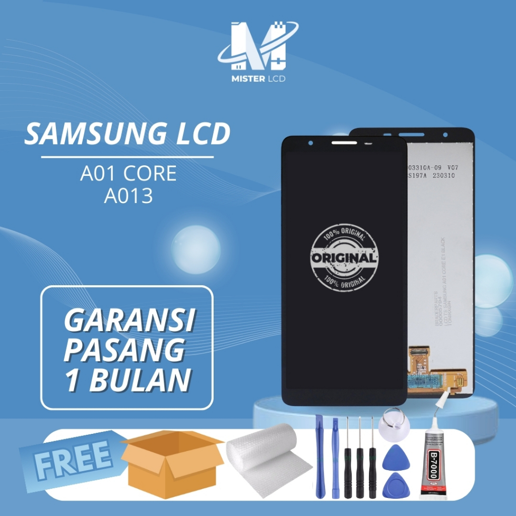 Jual LCD SAMSUNG A01 CORE / A013 FULLSET ORIGINAL FREE LEM + OPENING SET | Shopee Indonesia