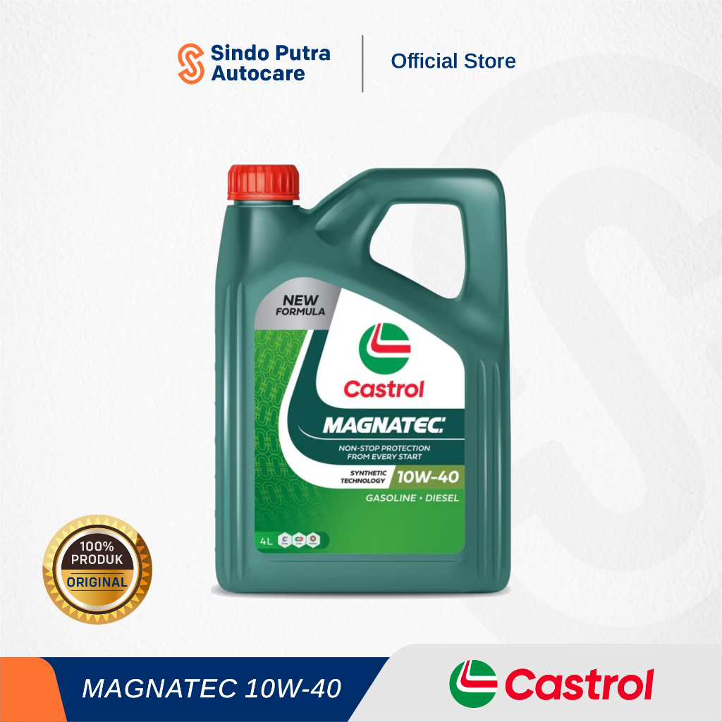 Jual Oli Mesin Mobil Castrol MAGNATEC 10W-40 Galon (4LT) | Shopee Indonesia