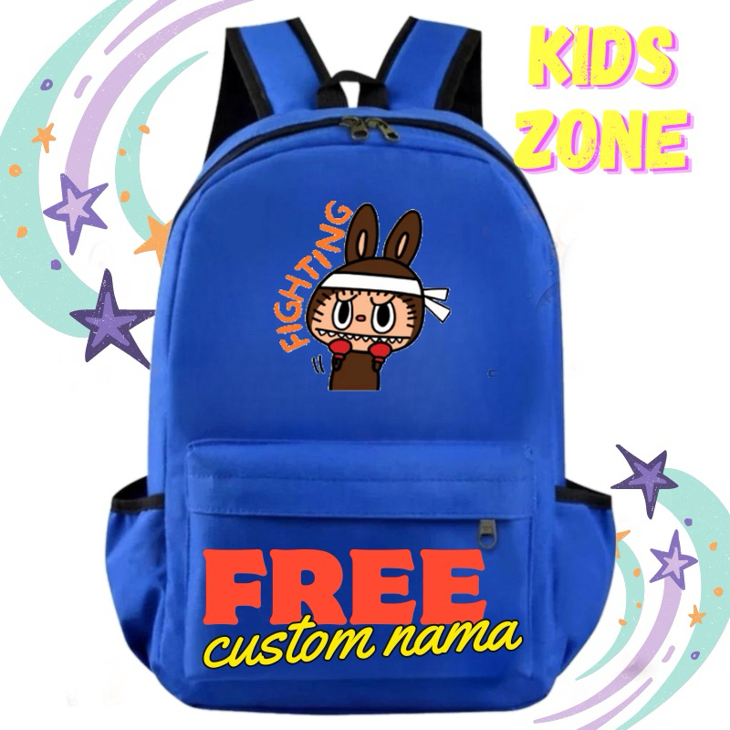 Jual TAS SEKOLAH ANAK FREE CUSTOM NAMA KARAKTER PABUBU FIGHTING ...