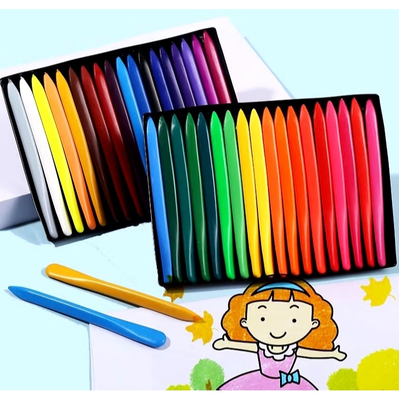 Jual Crayon Lab Non Toxic Anti Kotor isi 36 Warna | Shopee Indonesia