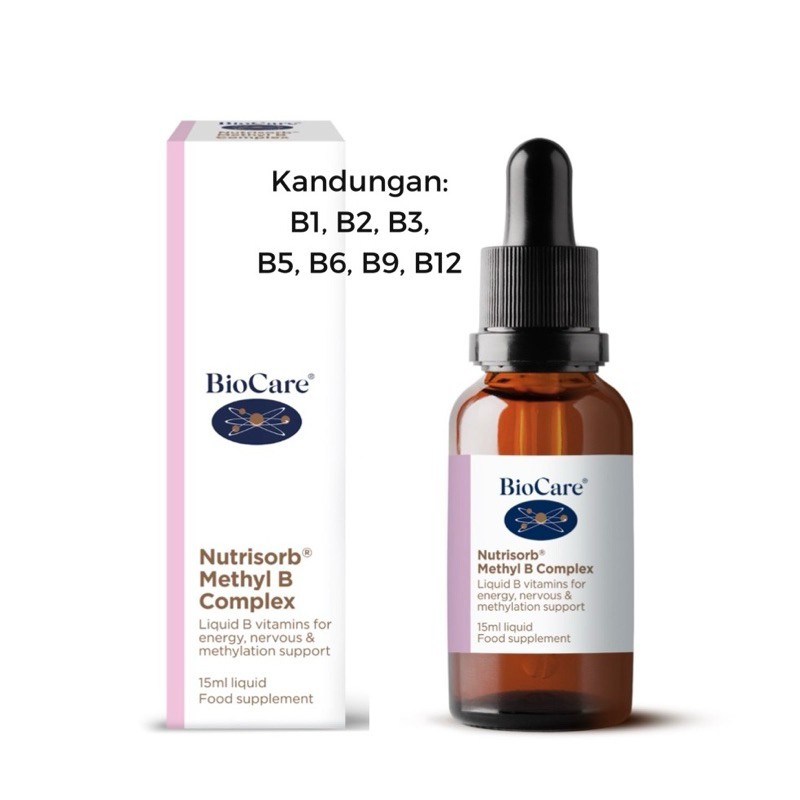Jual Biocare Nutrisorb Methyl B Complex 15 ml Biocare B Complex Anak ...