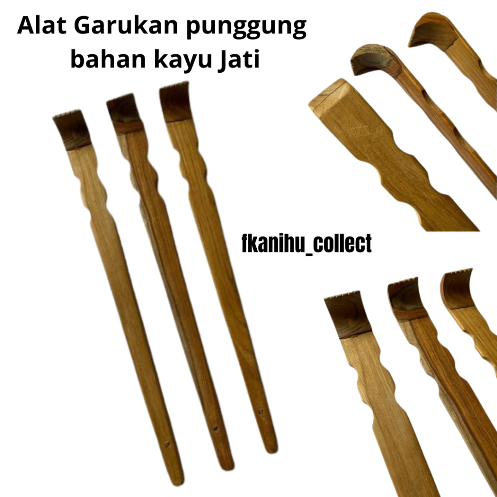 Jual Alat Garukan punggung bahan kayu Jati / Alat Garuk Punggung ...