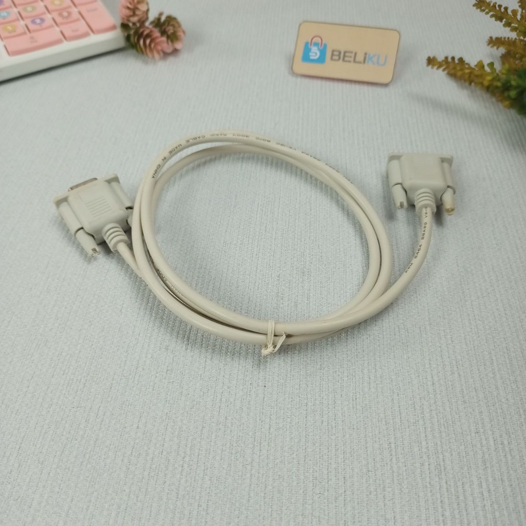 Jual Converter Kabel Serial DB9 Male to Female / Converter Kabel Serial ...