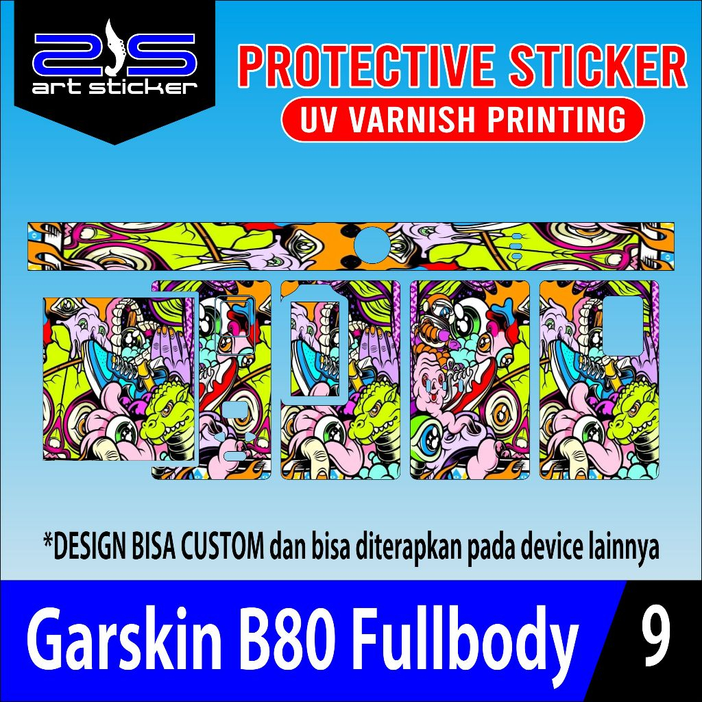 Jual StikerB80 UV Varnish Printing Muklay | Shopee Indonesia