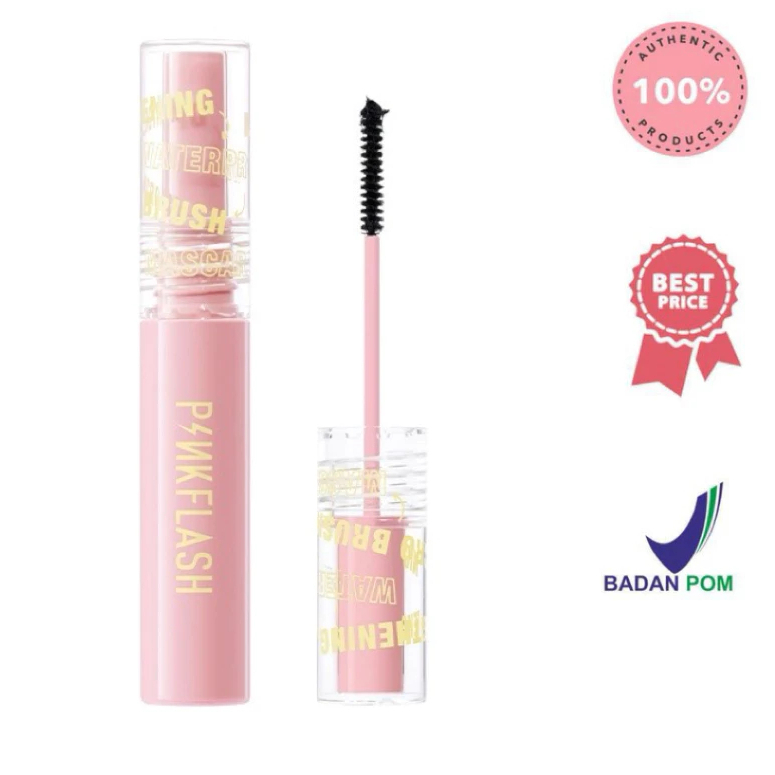 Jual PINKFLASH LENGHTENING WATERPROOF MICRO BRUSH MASCARA PF-E10 ...