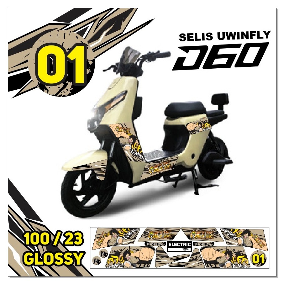 Jual Stiker Striping Sepeda Listrik Uwinfly D60 Variasi ARS02 ONEPIECE ...