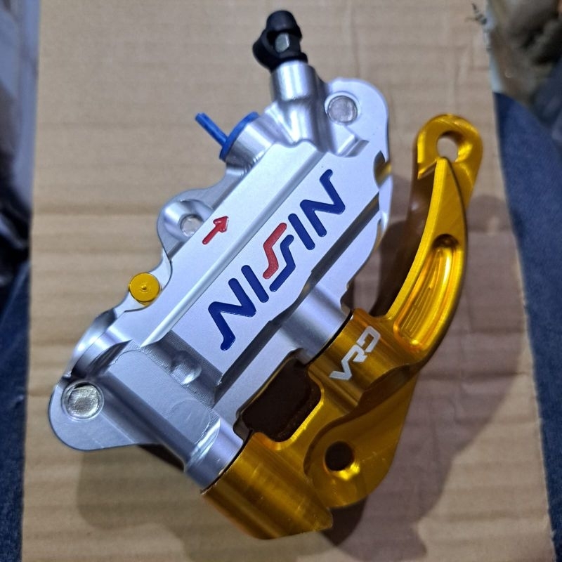 Jual KALIPER DEPAN KANAN NSN MONOBLOK 4 PISTON FULL CNC SET BRAKET Mio | Shopee Indonesia
