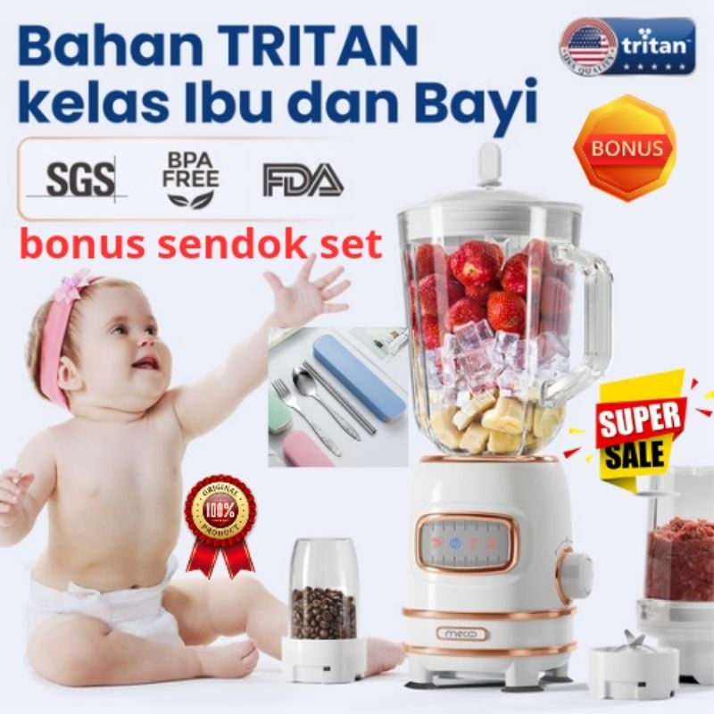 Jual mecco blender meko tritan 4 in 1 multifungsi es serut penggiling ...