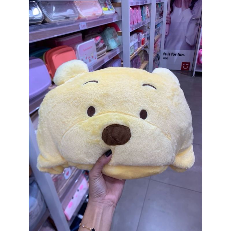 Jual Miniso Disney Winnie the Pooh & Lotso Hooded Blanket (90x140cm ...