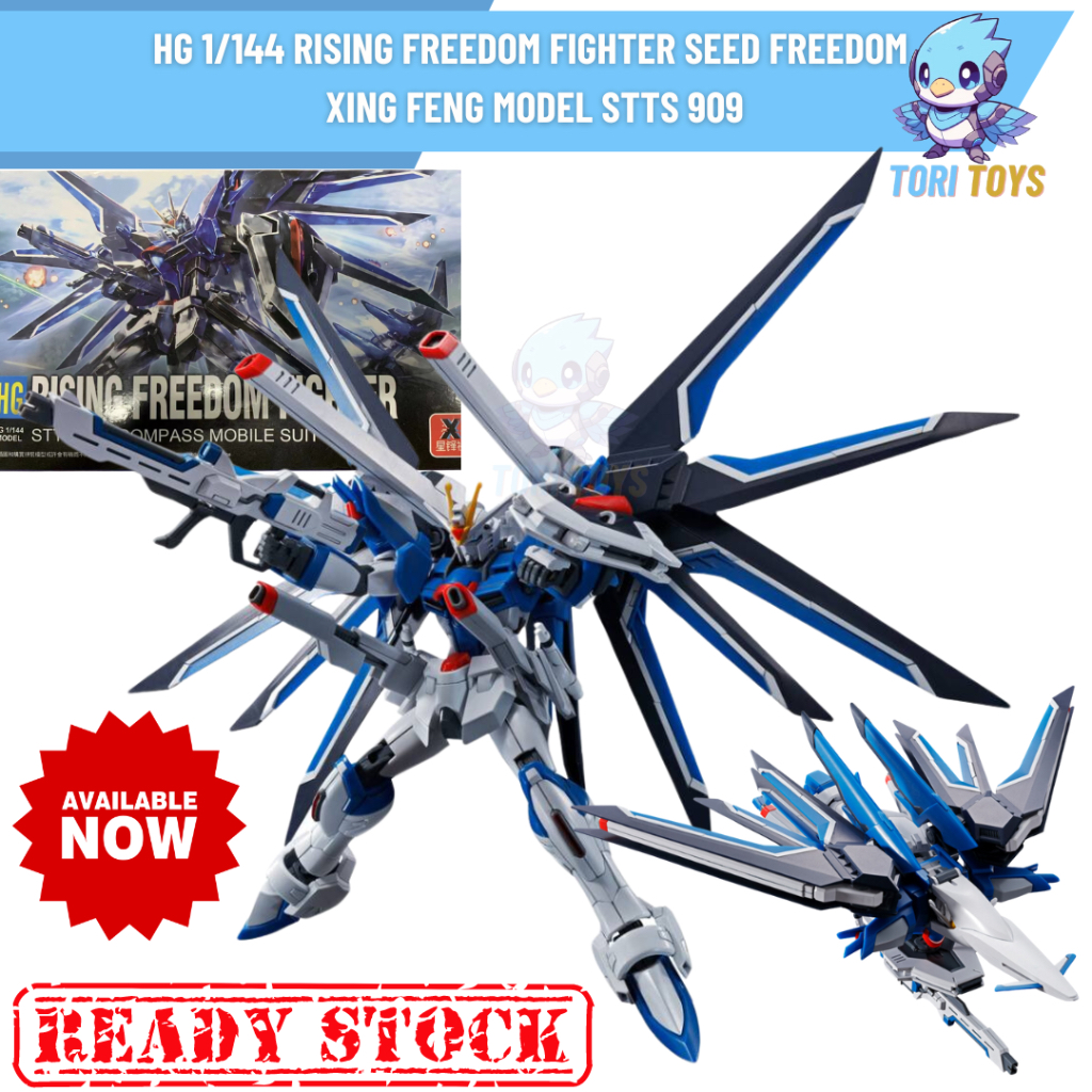 Jual HG 1/144 Rising Freedom Fighter Seed Freedom Robot Xing Feng Model STTS 909 | Shopee Indonesia