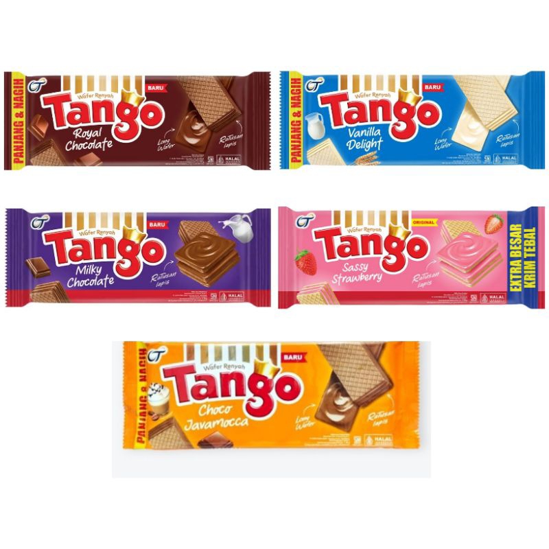 Jual Tango Aneka Wafer Chocolate Vanilla strawberry milky javamocca ...
