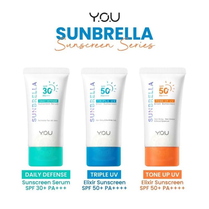 Jual Y.O.U Sunbrella Sunscreen Series 30ml | Shopee Indonesia