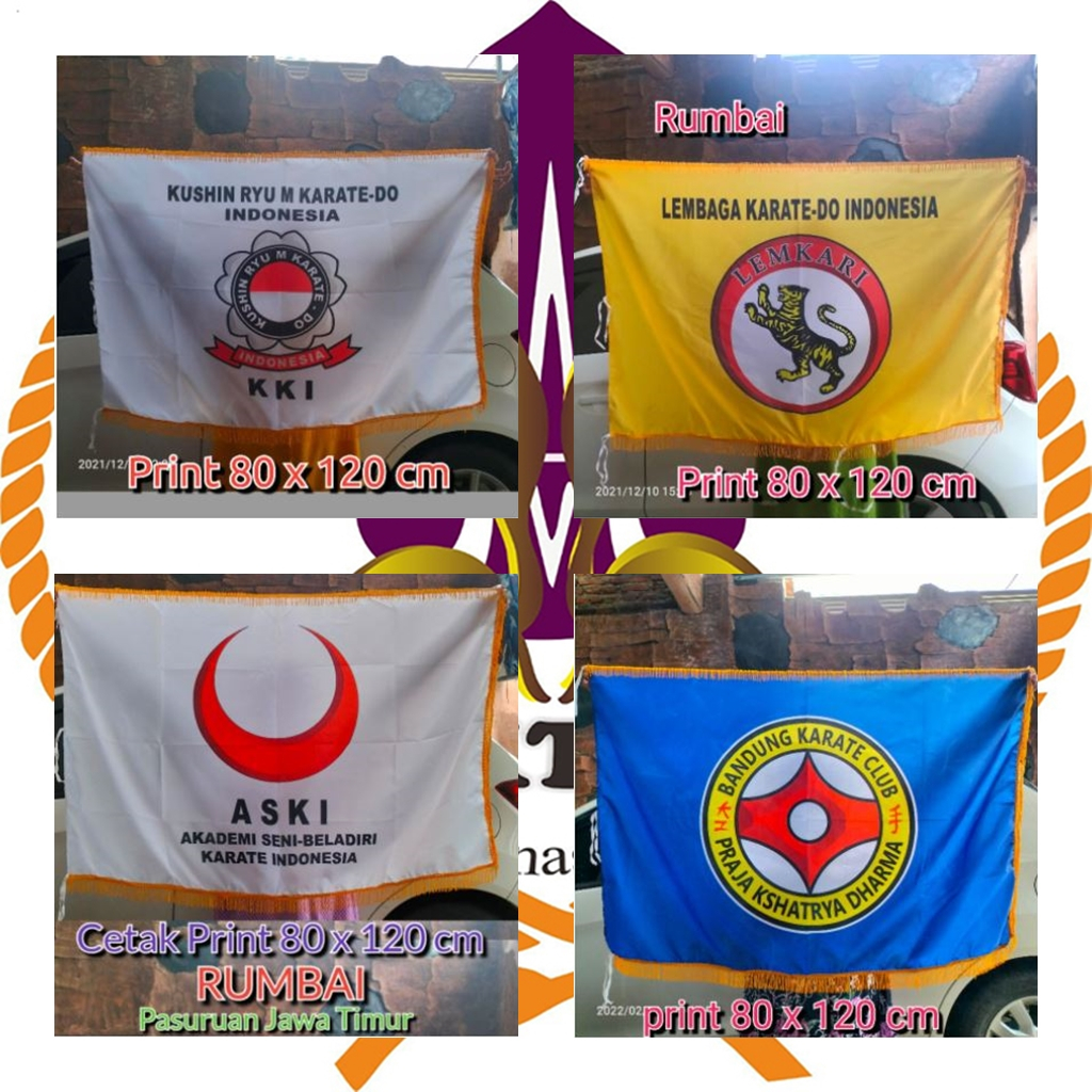Jual Bendera KKI BKC LEMKARI ASKI Karate Indonesia | Shopee Indonesia