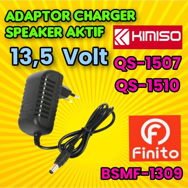 Jual Adaptor charger speaker aktif 13,5V 2A untuk Kimiso QS-1507 QS ...