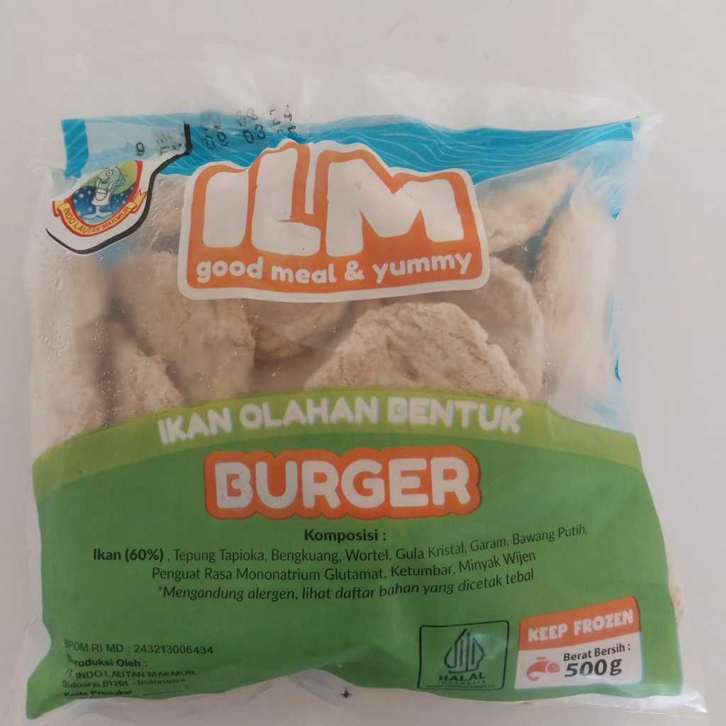 Jual ILM Burger 500 gr Ikan Olahan Bentuk Burger Nikmat da Ekonomis ...