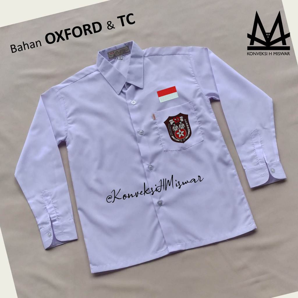 Jual Seragam Sekolah SD - Baju Kemeja Putih Lengan Panjang BET OSIS SD ...