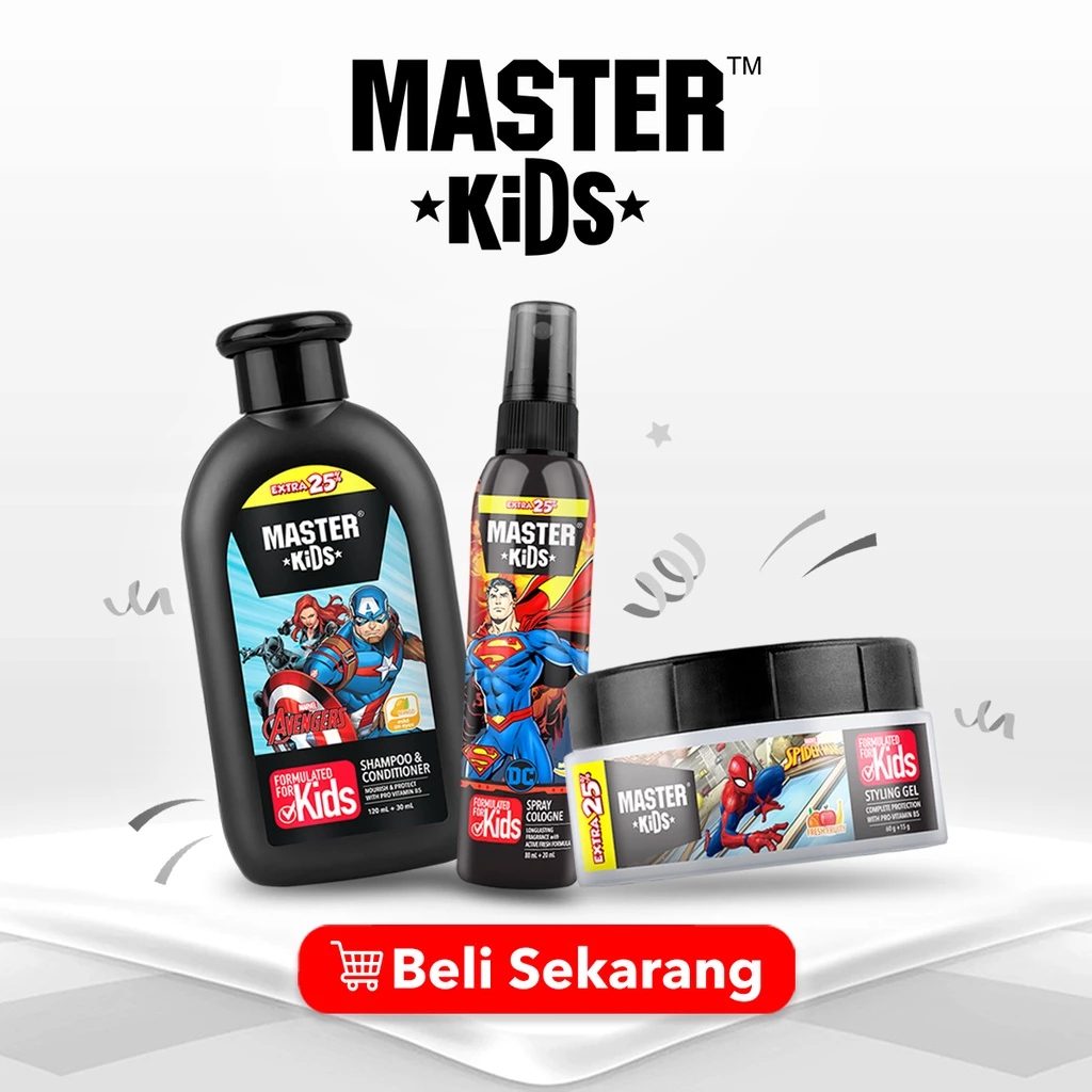 Jual Master Kids Spray Cologne Iron Man | Superman | CaptenAmerica ...