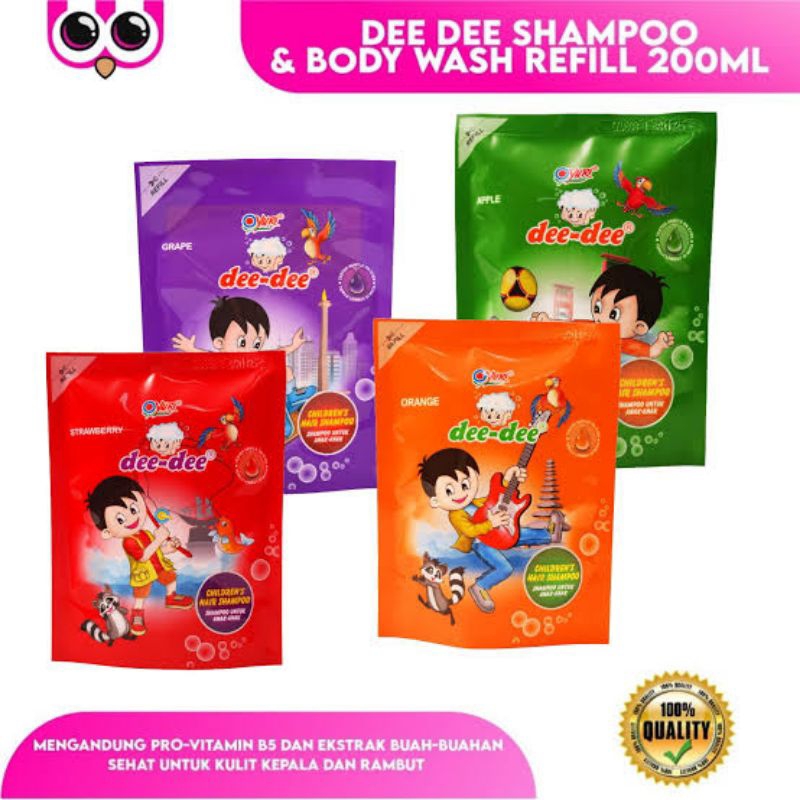 Jual Dee-Dee Shampoo Anak Refill 200 ml | Shopee Indonesia