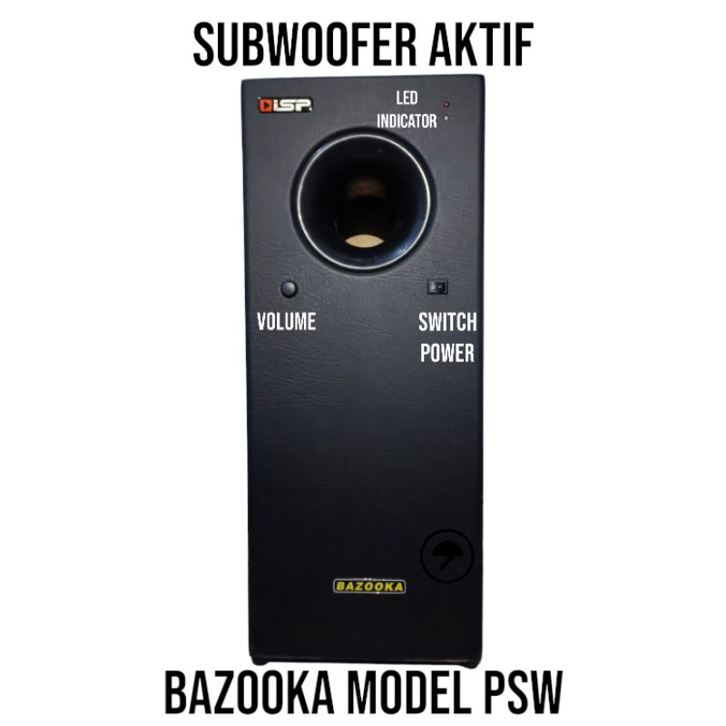 Jual SUBWOOFER AKTIF BAZOOKA MODEL PSW 500 8" SINGLE | Shopee Indonesia